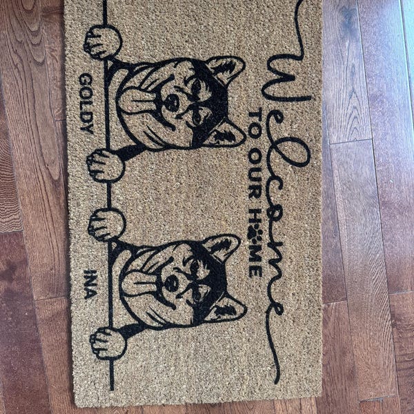 Unwelcome Bat Style Gift, Dark and Gothic Doormat, Gothic Mat Home ...