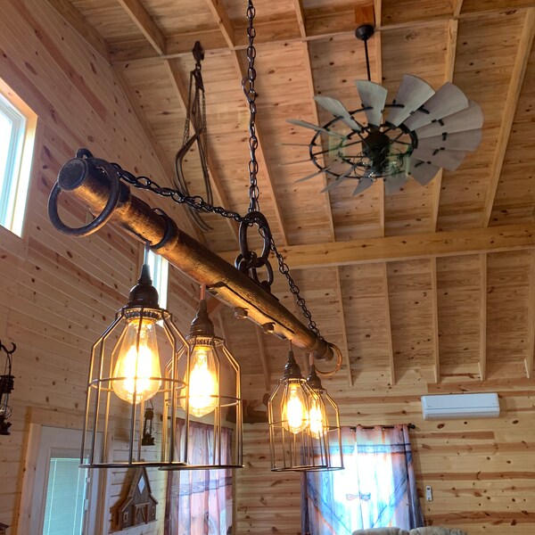 Vintage 14" Ice Block Tong Light - Etsy