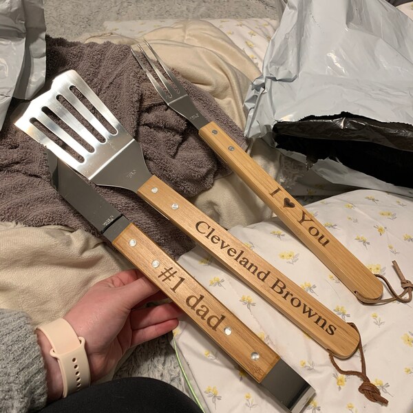 Personalized Grilling Gift for Men, Grilling Tools, Gift for Him, Gift ...