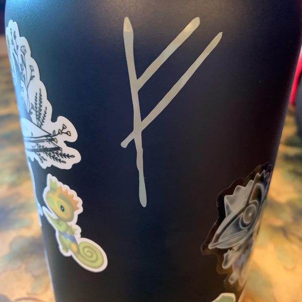 Gandalf's Mark Window Decal, Lord of the Rings Inspired Car Decal, Lotr ...