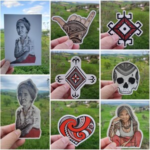 Pinay Indigenous Filipina Filipino Philippines Sticker With - Etsy