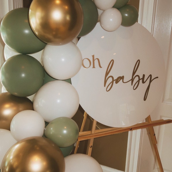 Acrylic Blank Welcome Sign - Round - Etsy