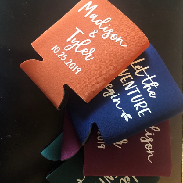 Personalized Wedding Favors, Let the Adventure Begin, Customized ...