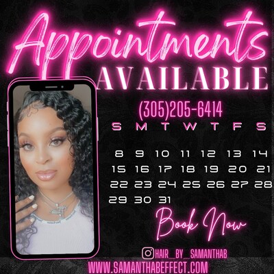 January Appointments Available Flyer DIY Book Now Calendar - Etsy