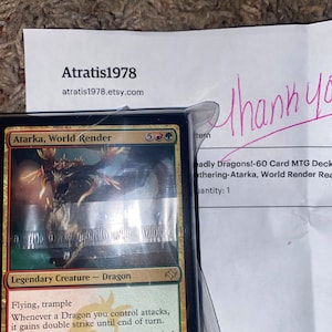 Nixilis the Demon mono Black Deck Desecration Demon Mtg - Etsy