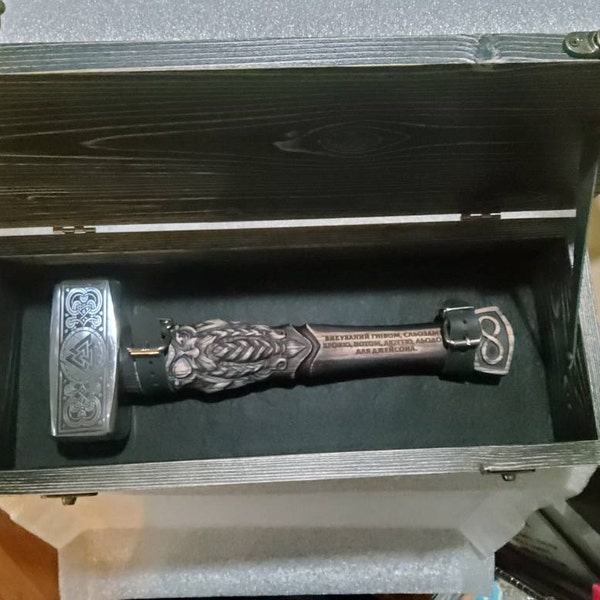 Mjolnir Metal Hammer 26.45lb Thor Hammer With Glow-in-the-dark Runes - Etsy