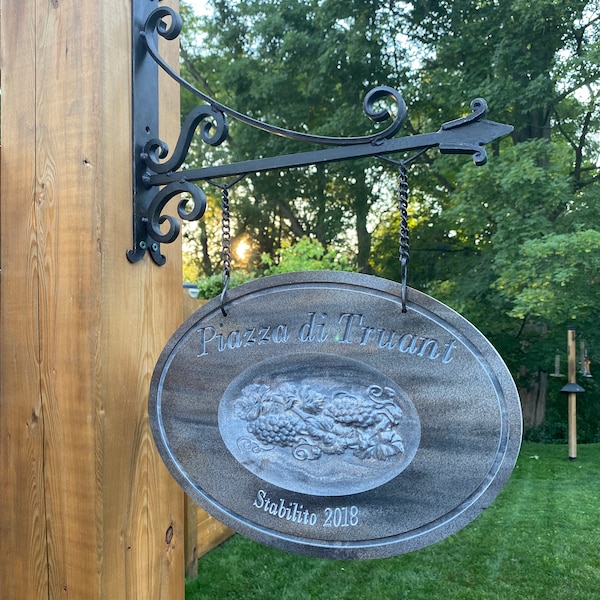 Old English Style - 14" Pub Sign Bracket With Chains - Etsy