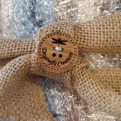 Custom Labels for Handmade Items / Wooden Buttons With Hearts - Etsy