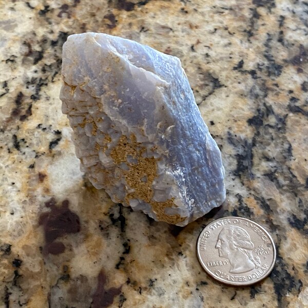 Raw Blue Lace Agate Stone - Rough Blue Lace Agate - Crystals and Stones ...