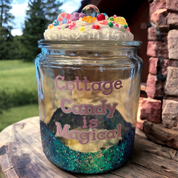 Personalized Funny Glass Candy Jar for Emotional Support, Custom Office ...