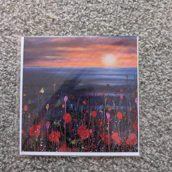 Sunrise Greeting Card-morning Glory Card- Greeting Card Created From ...