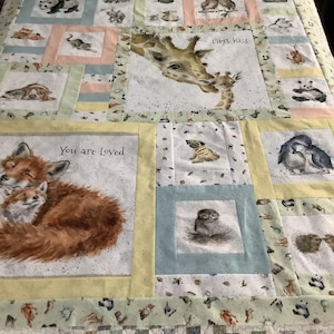 SPIRIT WOLF Quilt Kit From Call of the Wild Panel Spirituality Wolf ...
