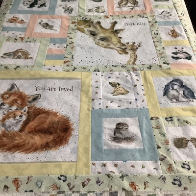 SPIRIT WOLF Quilt Kit From Call of the Wild Panel Spirituality Wolf ...