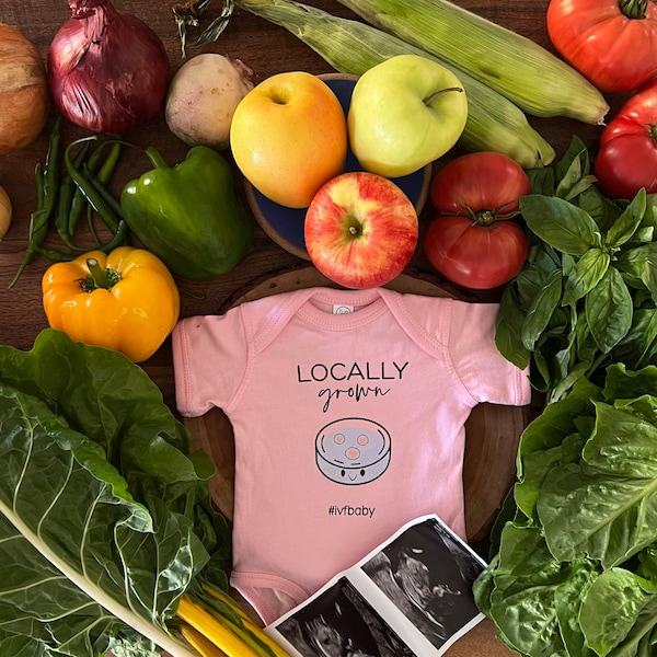IVF Baby Bodysuit, IVF Baby Pregnancy Announcement, IVF Mom Baby Gift ...