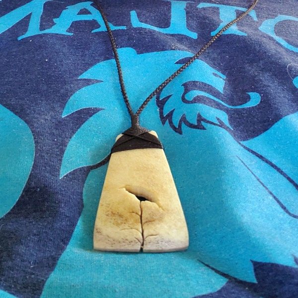 Bone Jewelry, Carved Bone Pendant, Mens Necklace, Bone Necklace ...