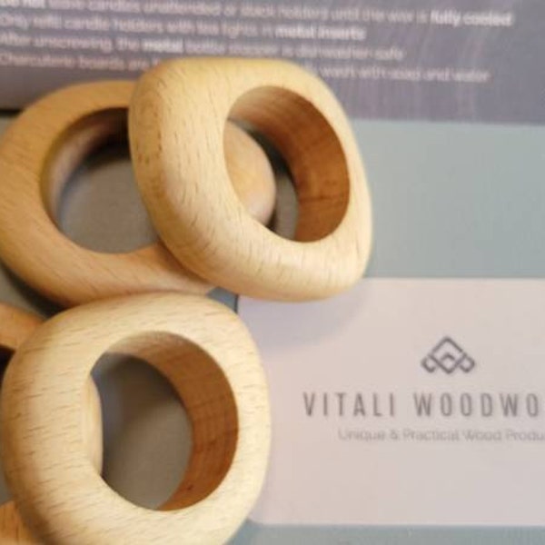 PEBBLE MAGNET SET (4) Handmade Wood Fridge Magnets, Novelty, Modern ...