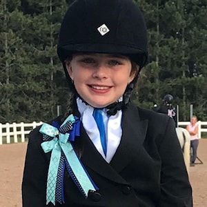 Ready Tie White, Royal and Baby Blue Faux Silk Riding/dressage Stock ...