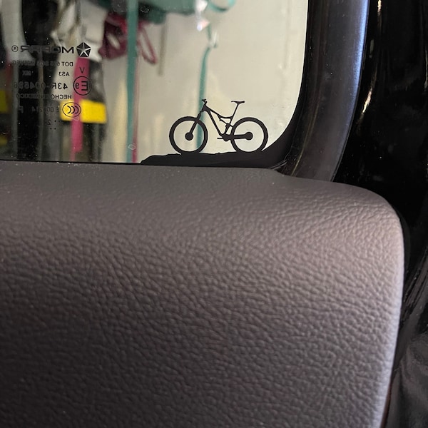 Mountain Bike Windshield on Hill Decal Sticker Easter Egg (2 Count) - Etsy