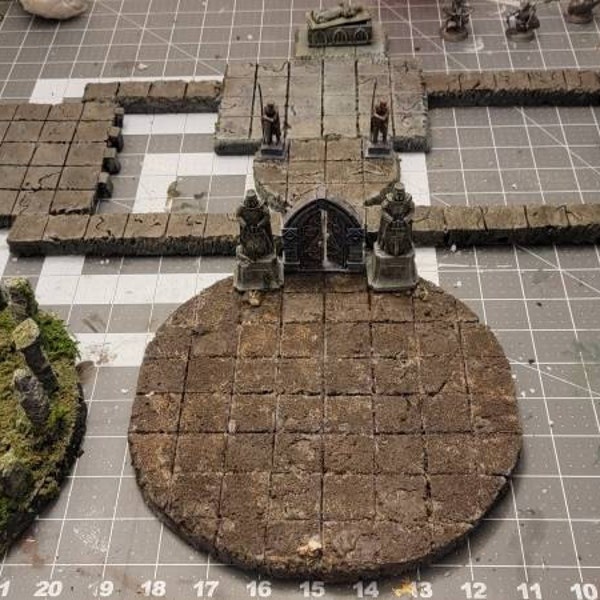 Complete Dungeon Tile Template Set - Etsy