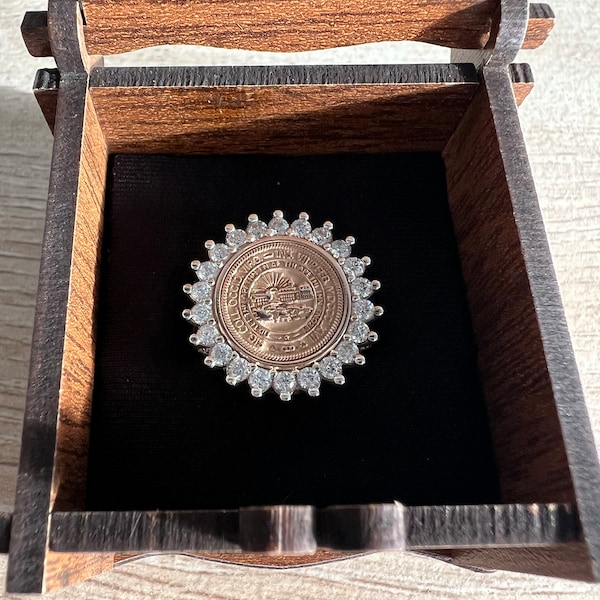 College Ring , Graduation Ring , Class Ring , Woman Gold Ring , Solid ...