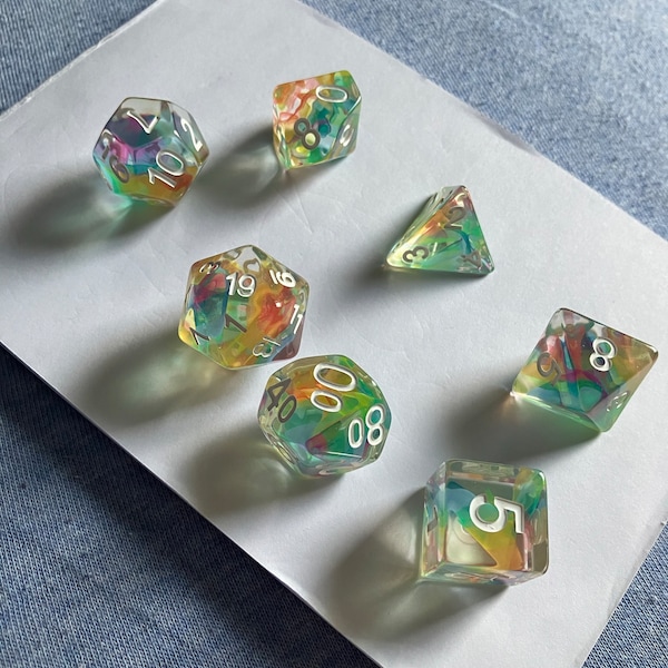 Bard Song Dnd Dice Set for Dungeons and Dragons D20 TTRPG Polyhedral ...