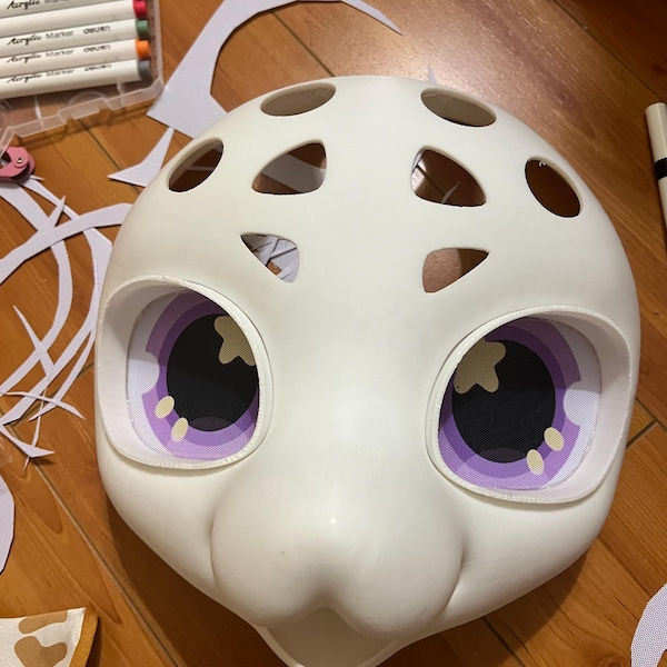 Feline Canine Furry Head Base Fursuit 3D Print (kemono Series K9 ...