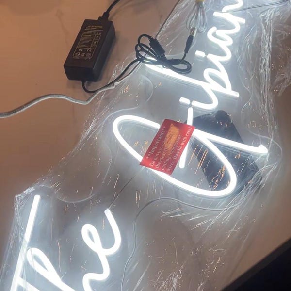 Custom Wedding Neon Sign, Battery Operated Upgrade Available | Wedding ...
