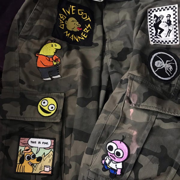 Smiling Friends Charlie and Pim Mini Iron-on Embroidery Patches - Etsy