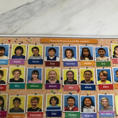 Custom Class Group Photo Large Placemat Photomat Wall - Etsy