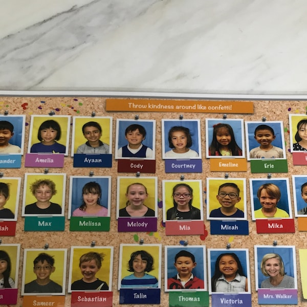 Class Photo Collage • Custom • 12x18 • Laminated • Large • Little Red ...