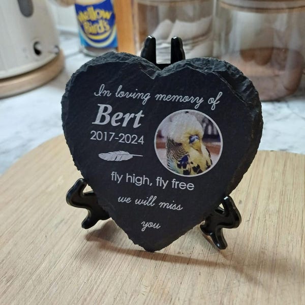 Personalized Rat Memorial Stone, Garden Stone, With Picture, Memorial ...