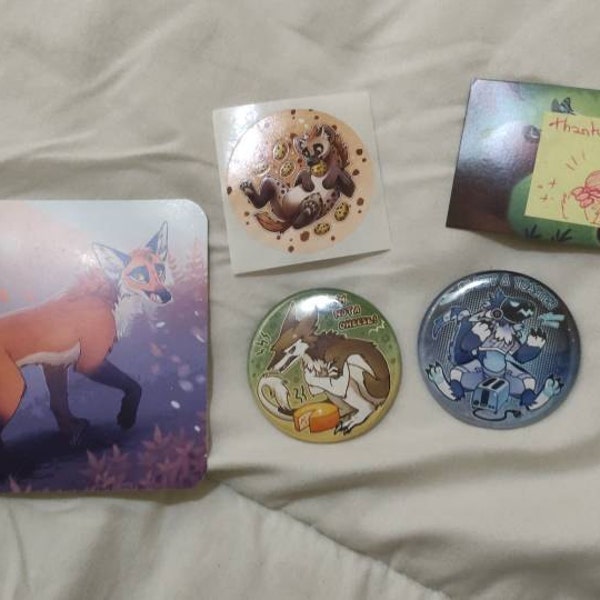 Protogen & Sergal - MAGNET / BIG BADGE: Protogen is Not a Toaster and ...