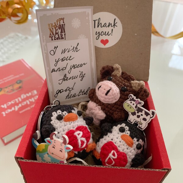 Crochet Cow Rear View Mirror Charm - Etsy