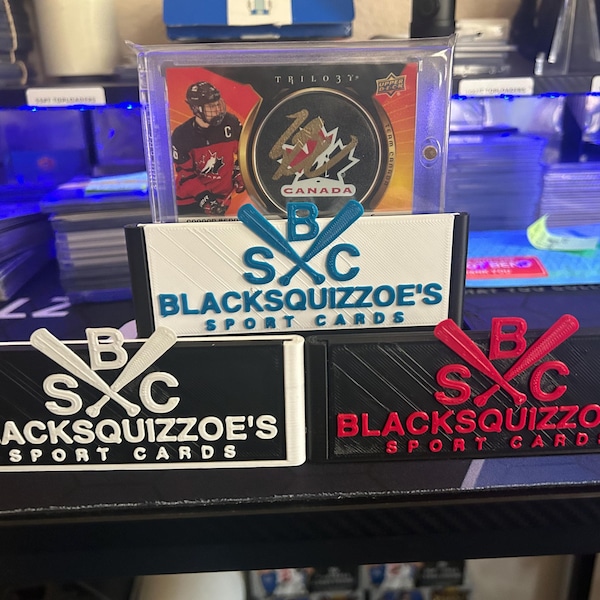 Custom Whatnot Logo Trading Card Stand Personalized Display Holder ...