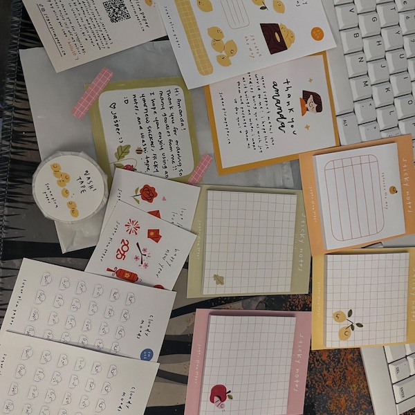 Watermelon Habit Tracker POST-IT® Notes | Minimal and Cute Sticky Notes ...