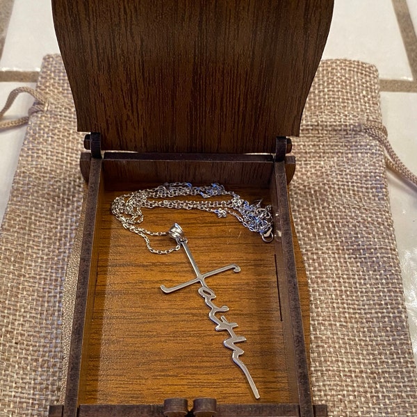 Faith Cross Necklace, Dainty Religion Necklace, Religious Necklaces ...