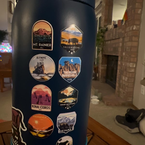 Texas State Parks Sticker Sheet, Water Resistant Vinyl Checklist ...