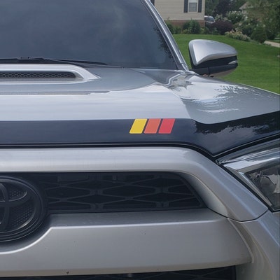 Many Colors & Sizes Retro Racing Stripes Rainbow Vinyl Die Cut Decal ...