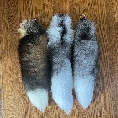 Eco Friendly Blue Fox Tails - Etsy