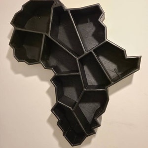 AFRICA BOOKSHELF Africa Bookshelf African Bookshelf Home Decor African ...