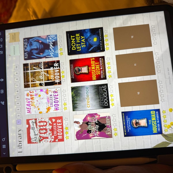 Digital Reading Journal, Reading Tracker, Reading Log, Book Tracker ...