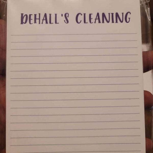 Personalized Notepad | Choose Different Fonts for Women's & Men's ...