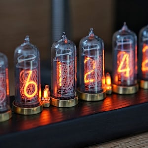 Nixie Tube Clock IN14 of the USSR Production on 6 Lamp | Etsy