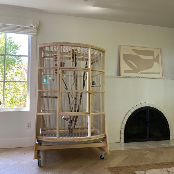 Parakeet Small Bird Tree - Etsy