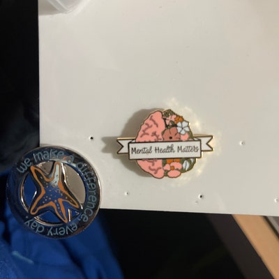 Mental Health Matters Enamel Lapel Pin - Etsy