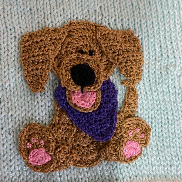 Crochet Pattern - INSTANT PDF DOWNLOAD - Chocolate Lab - Dog - Crochet ...