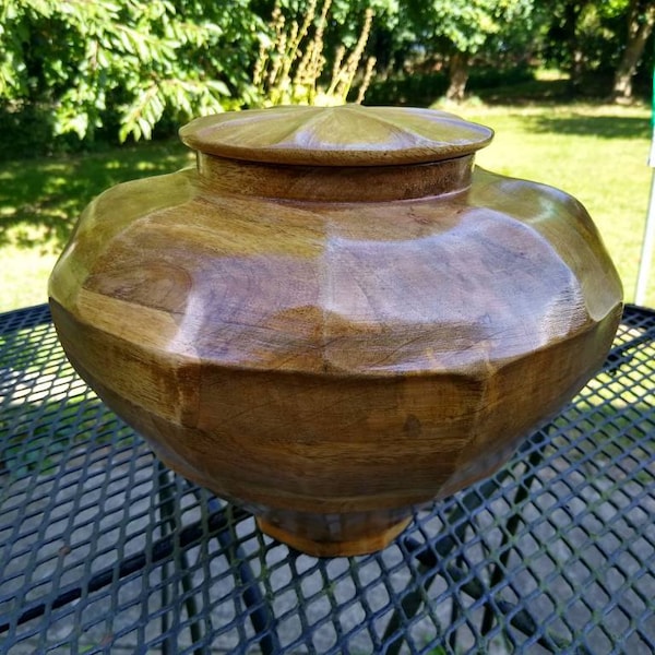 Stunning Mango Diamond Inspired Cremation Urn for Ashes ,unique ...