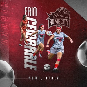 FOOTBALL College Signing Day Flyer | Social Media Graphic for College ...