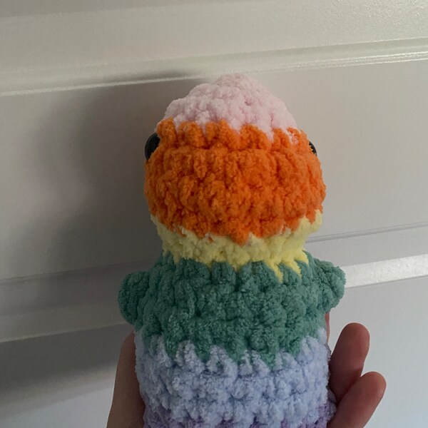 Crocheted Chef Rat Stuffed Rat in a Chef Hat Handmade Animal Amigurumi ...