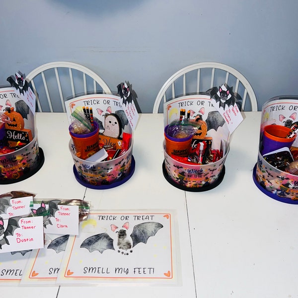 Trick or Treat Smell My Feet, Halloween DIY Toddler Craft, Baby's First ...